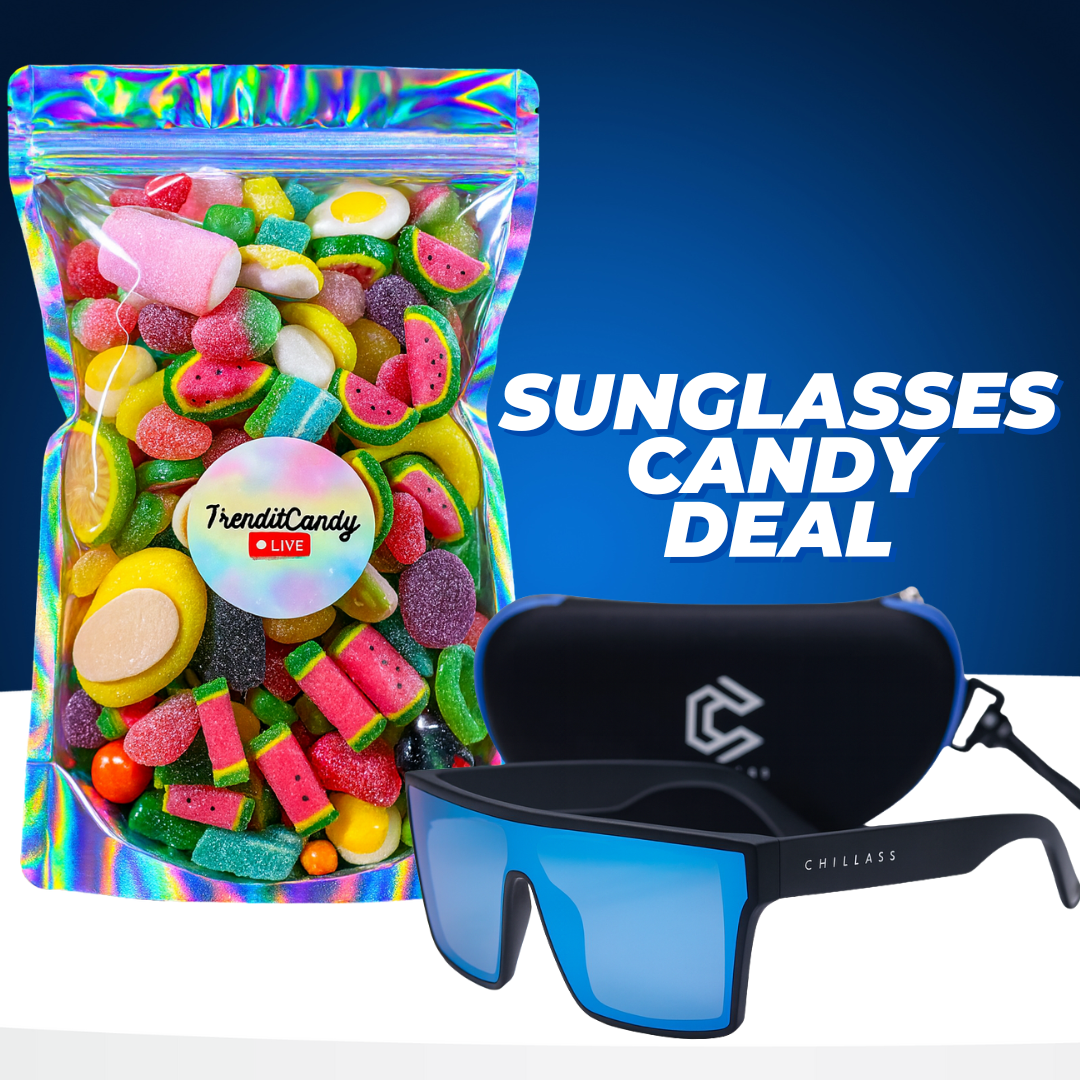 Sunglasses Candy Deal - Black – Trendit.no