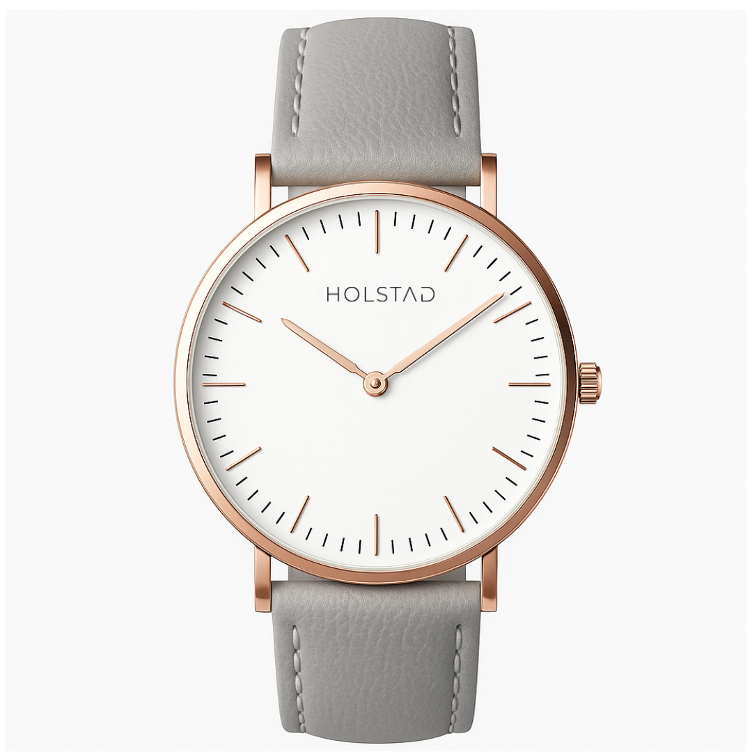 Herre - Holstad Timeless Collection – Watch - Grey – Trendit.no