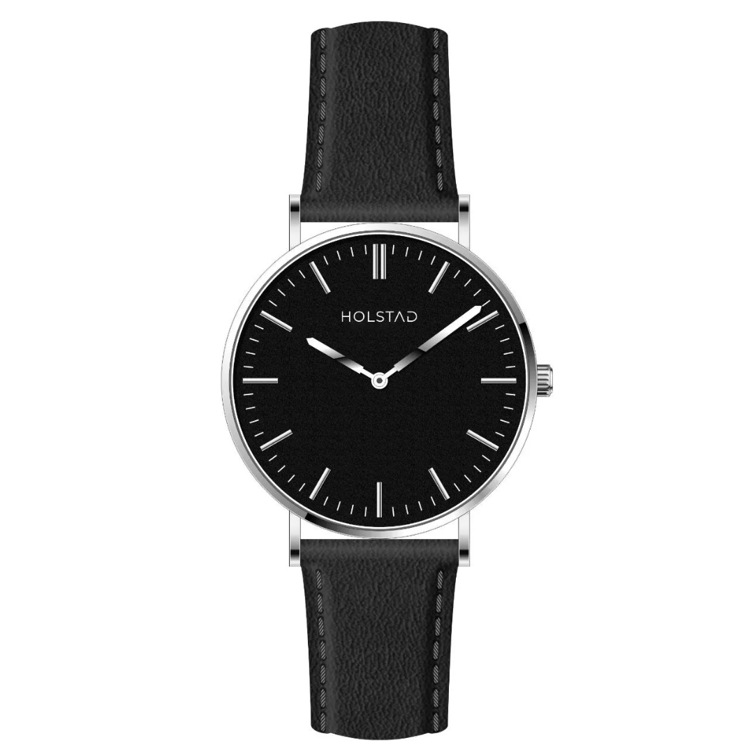 Verdi: 1799,- Dame - Holstad Timeless Collection – Watch - Black Silve ...