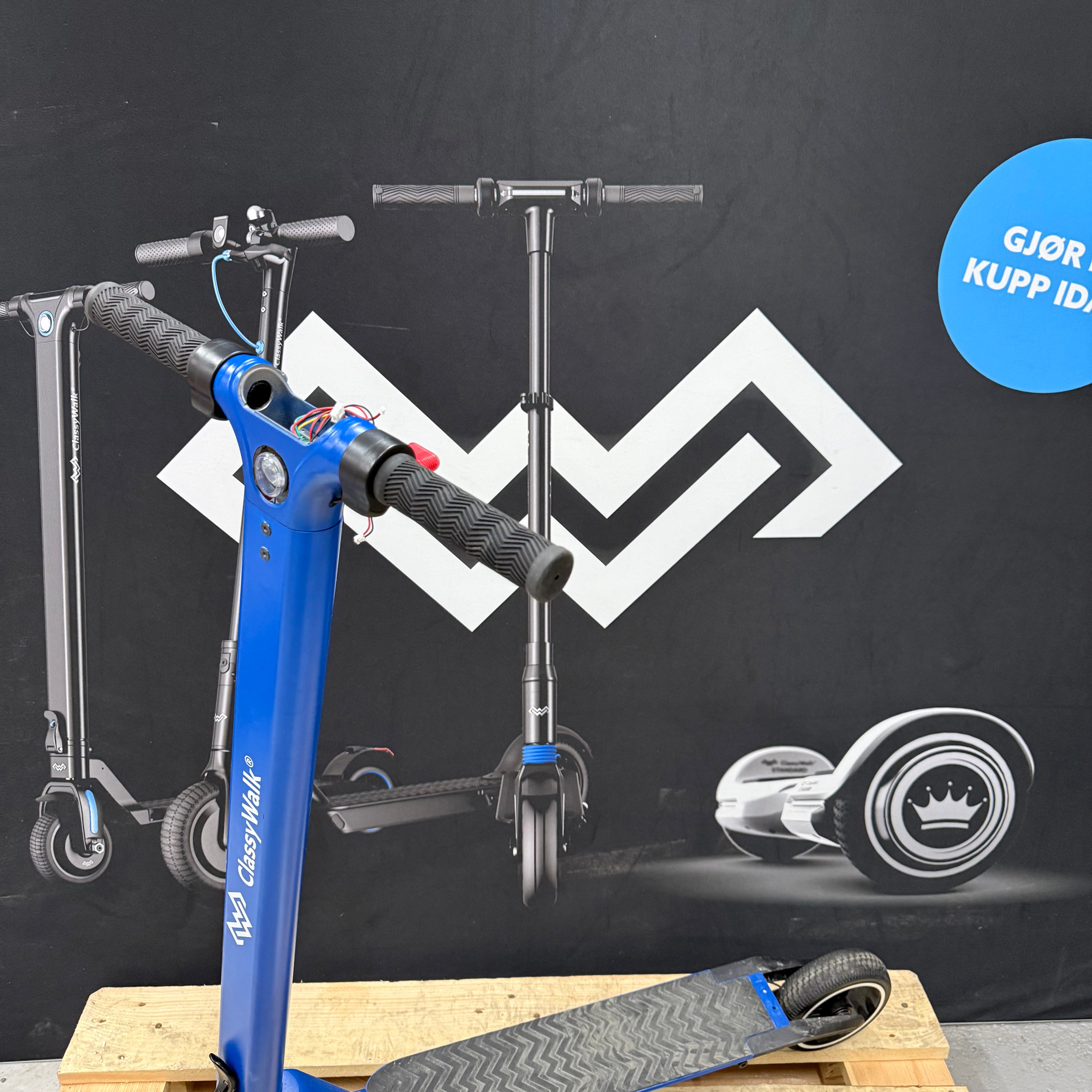 🛴🔧 Reparasjonsprosjekt - ClassyWalk® S100 N Blue (A31) – Trendit.no