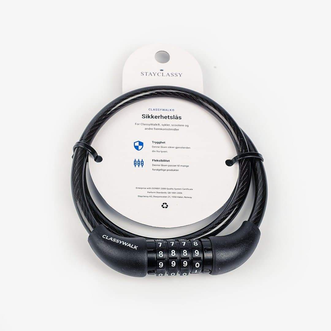 ClassyWalk® - Spirallås med kode – Trendit.no